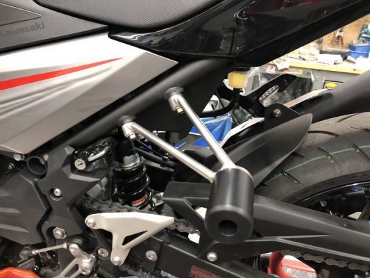 Kawasaki Ninja 400 2018 Rear Slider kit Protection Cage