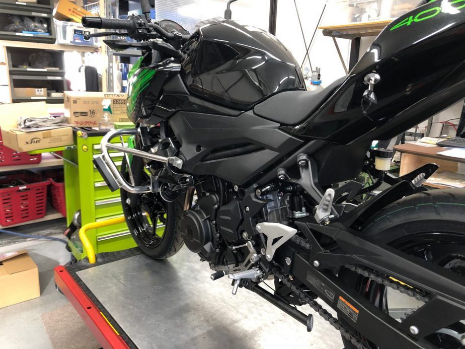 Kawasaki Z400 SSB Crash Guard Protection Kit 2019