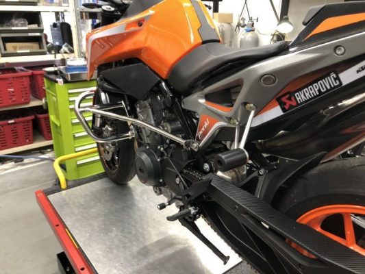 KTM 790 Duke 2018 SSB Slider Kit single Left side